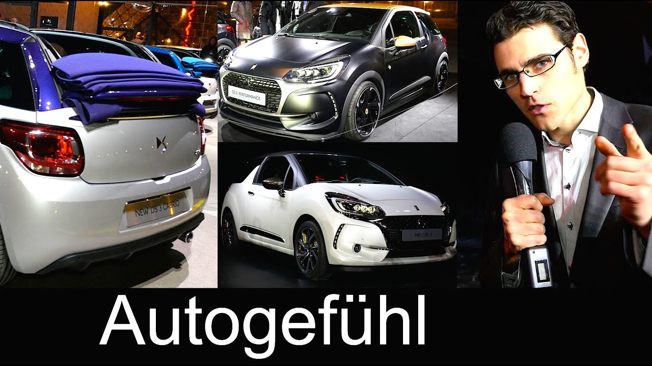 Premiere DS3 Facelift with DS Performance 208 hp & Cabriolet Citroen DS ...