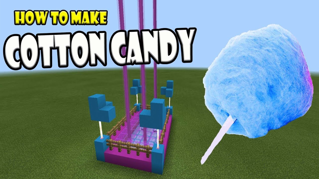 How to Make COTTON CANDY | Minecraft PE - YouTube