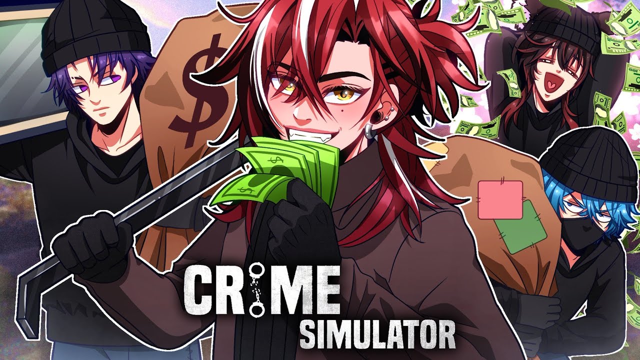 4 VTuber Cowok Ini Menjadi Pencuri?! - Crime Simulator - YouTube