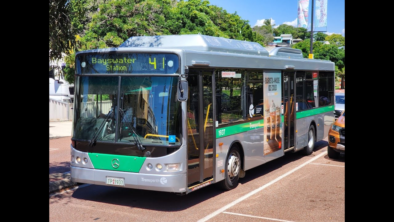 Transperth - Mercedes Benz OC500LE CNG (ZF + Kickdown) - TP1937 - YouTube