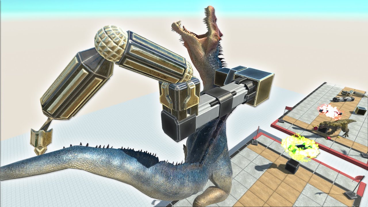 GIANT HARPOON TRAP - Animal Revolt Battle Simulator - YouTube