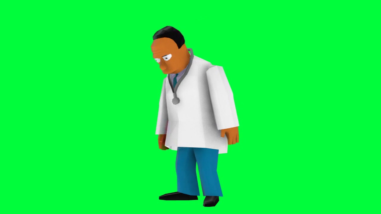 Julius Hibbert laugh animated right chroma - YouTube