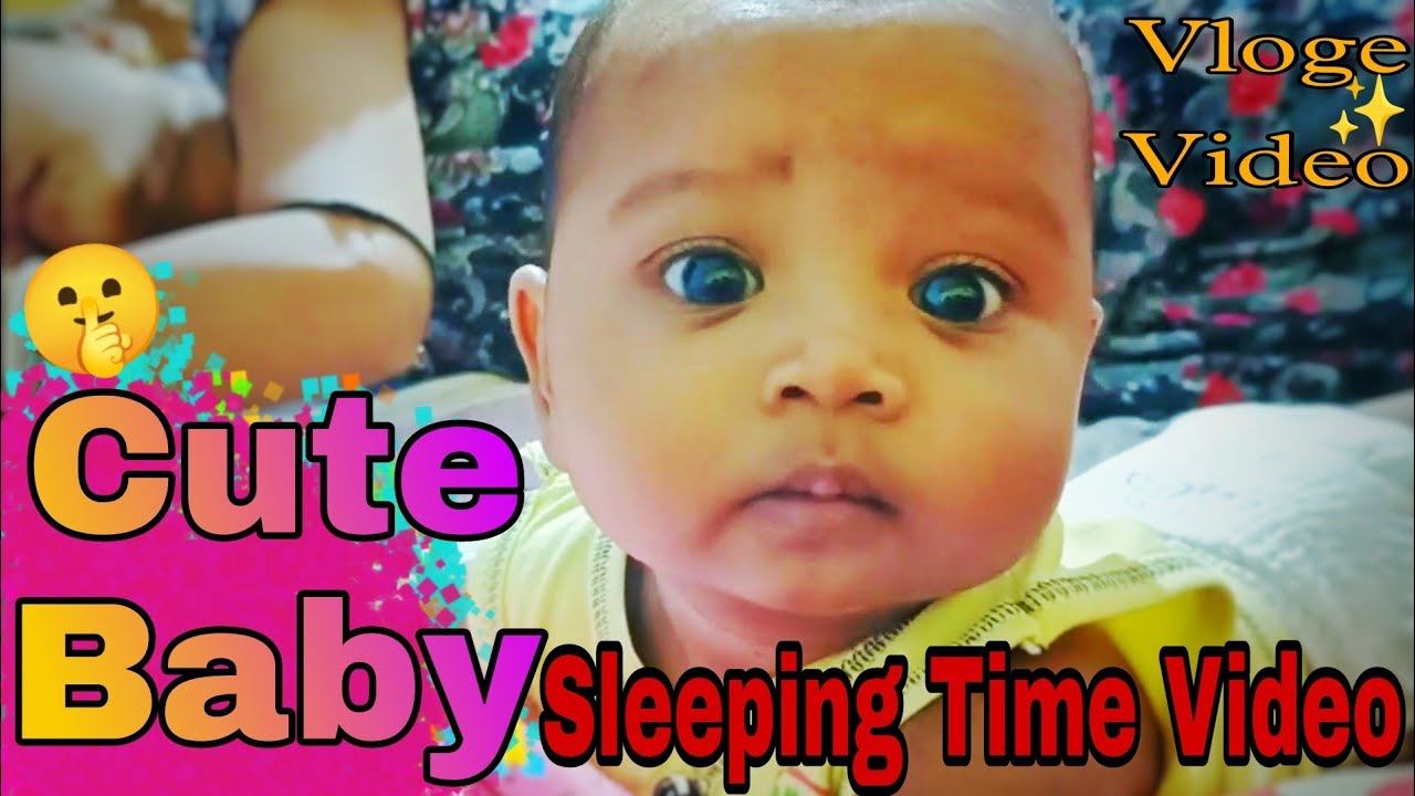 Baby Sleeping Time Video 😇 // Cute Baby Vdieo #youtubekids - YouTube
