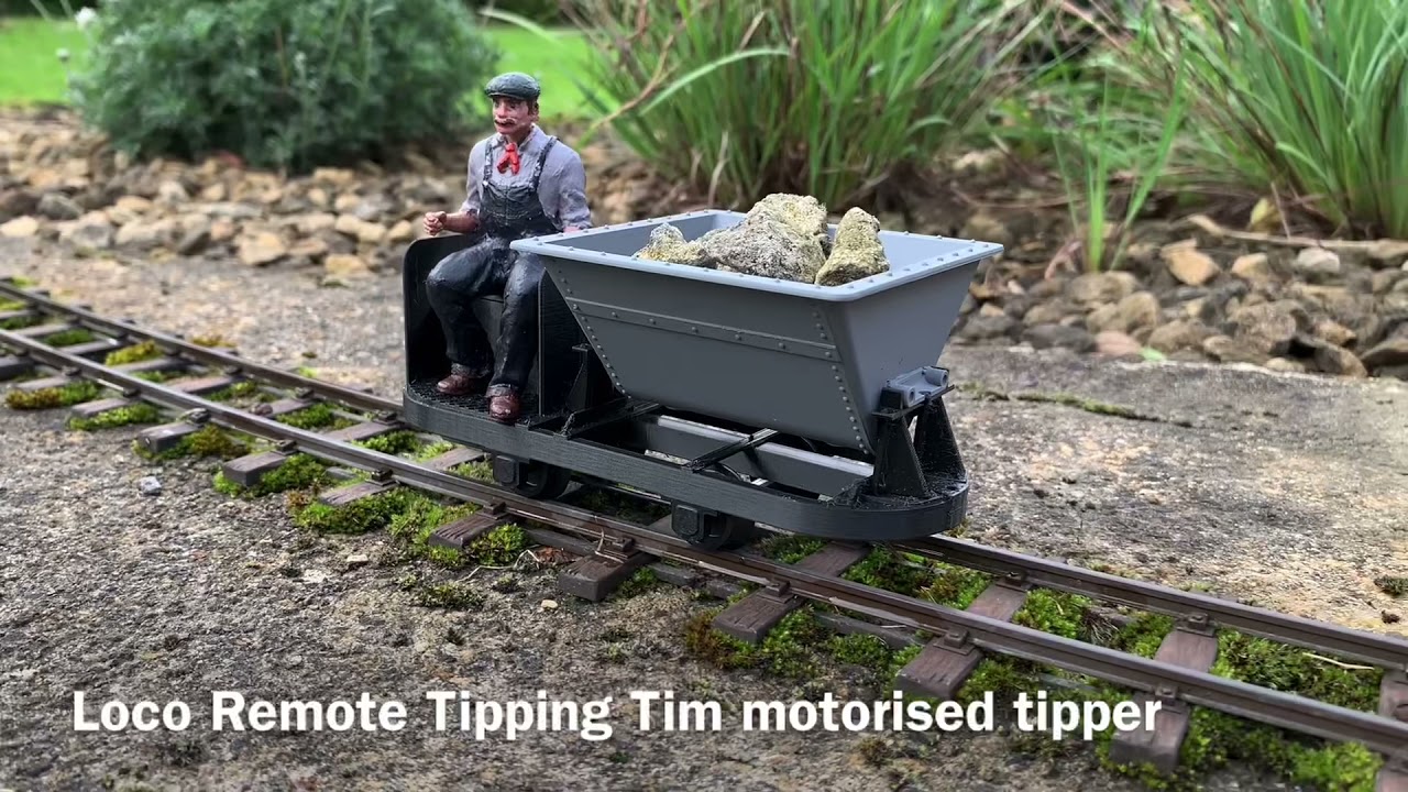 Tipping Tim - 3D printed remote control motorised tipper, 32mm and 45mm ...