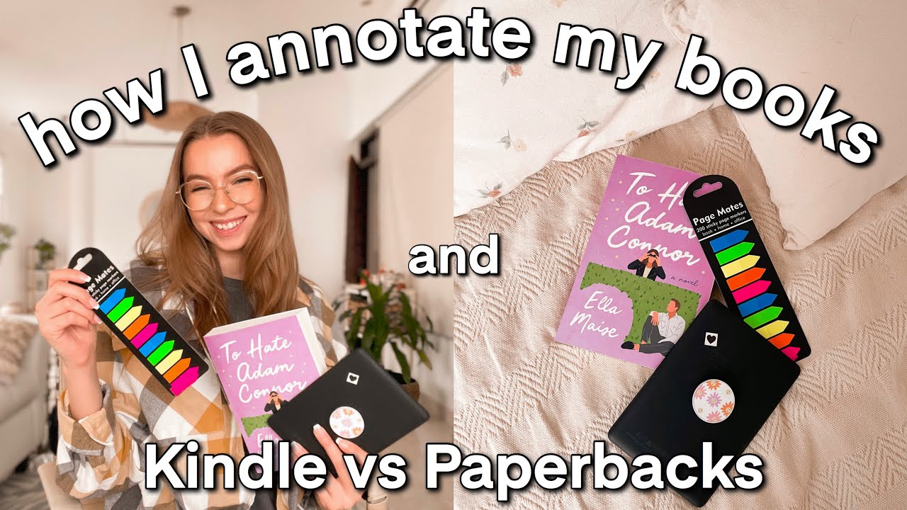 How I annotate my books + ebooks vs physical books ♡ - YouTube