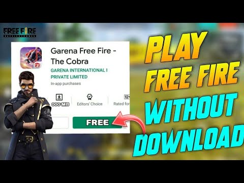 HOW TO PLAY FREE FIRE WITHOUT DOWNLOADING | PLAY FREE FIRE WITHOUT ...