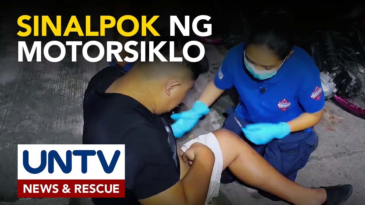 Rider, sugatan matapos mabangga ng sumunod na motorsiklo; UNTV NAR ...