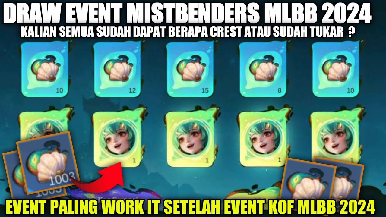100% WORK IT!! DRAW EVENT MISTBENDERS SKIN NANA ALDOUS 2023 | PAKAI 62 ...