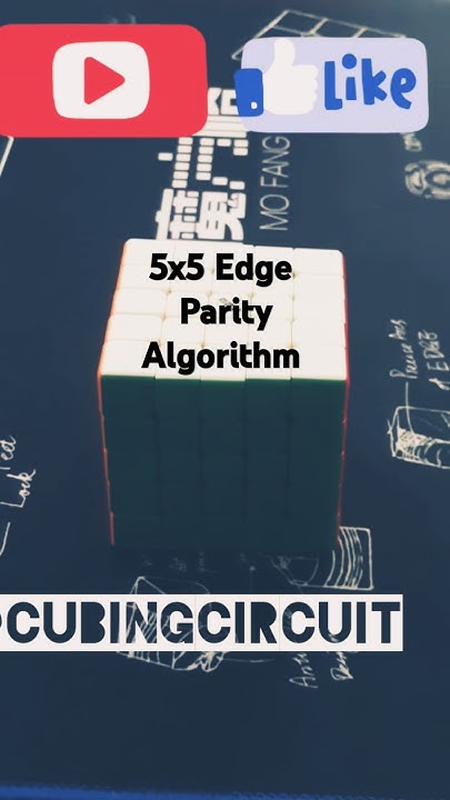 5x5 edge parity algorithm. (⁠・⁠∀⁠・⁠) #rubikscube - YouTube