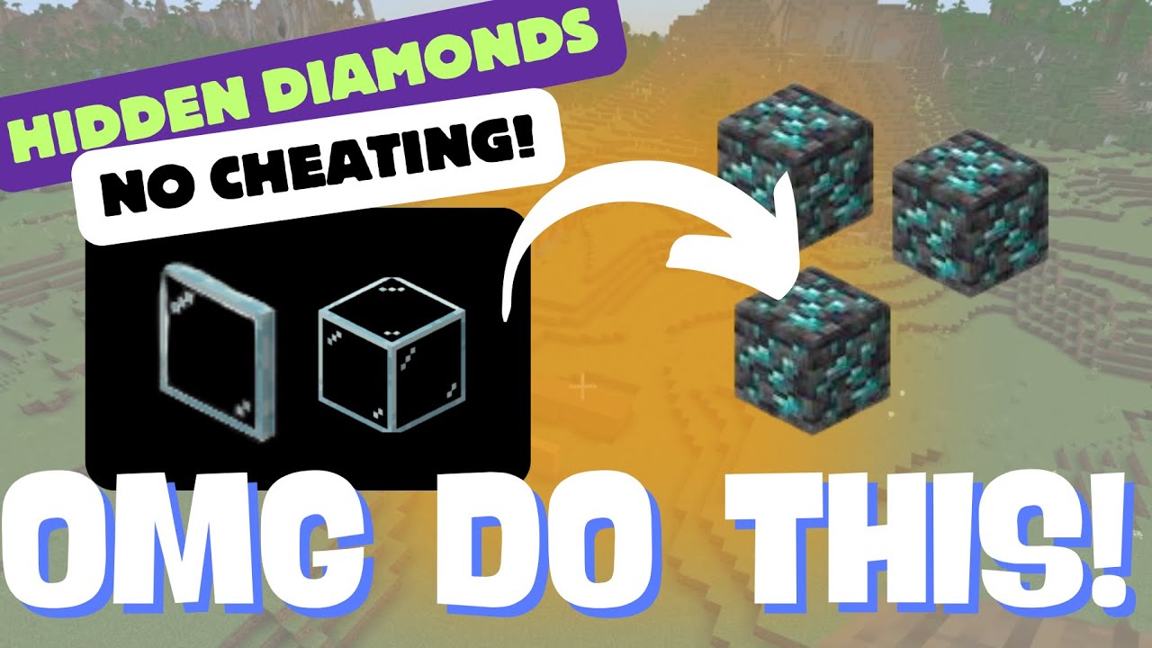 FIND MORE DIAMONDS! (This Minecraft Glass Trick is PURE GENIUS!) - YouTube