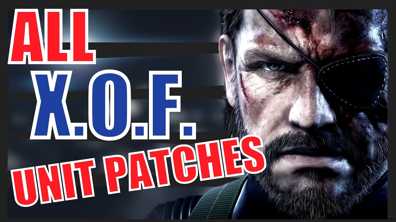 All XOF Unit Patches - Metal Gear Solid 5: Ground Zeroes - YouTube