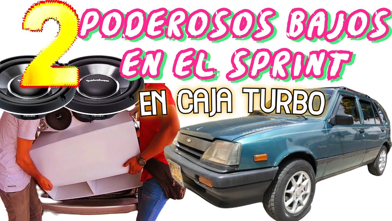 La Poderosa caja de Sonido Turbo para 2 Subwoofers en el Sprint - YouTube