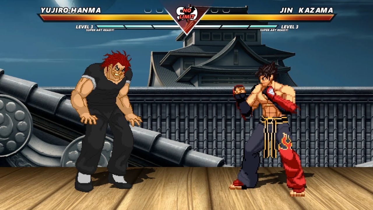 YUJIRO HANMA vs JIN KAZAMA - The most epic fight - YouTube