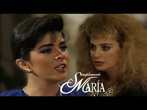 Simplemente María (1989) María Cachetea A Lorena Televisa