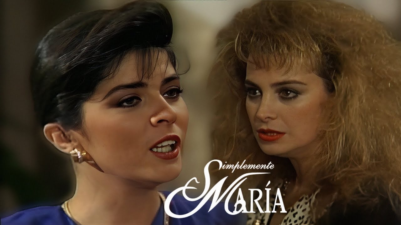Simplemente María (1989) María Cachetea A Lorena Televisa - YouTube