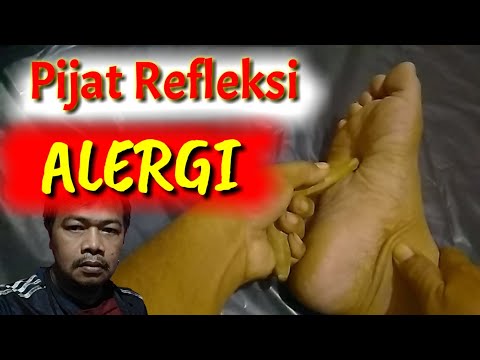 Pijat Refleksi Alergi di telapak kaki || Atasi Alergi
