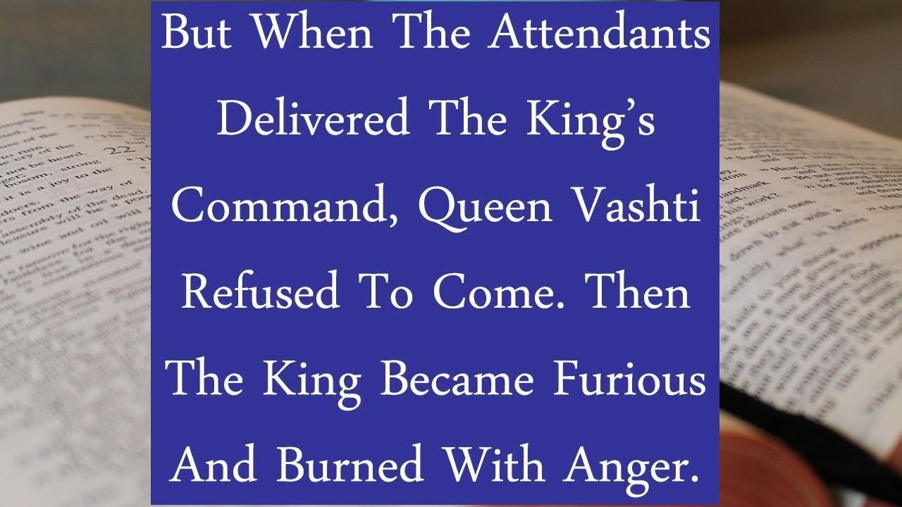 에스더 1장 [새번역] Esther 1 [The King’s Banquet, Queen Vashti Deposed] - YouTube