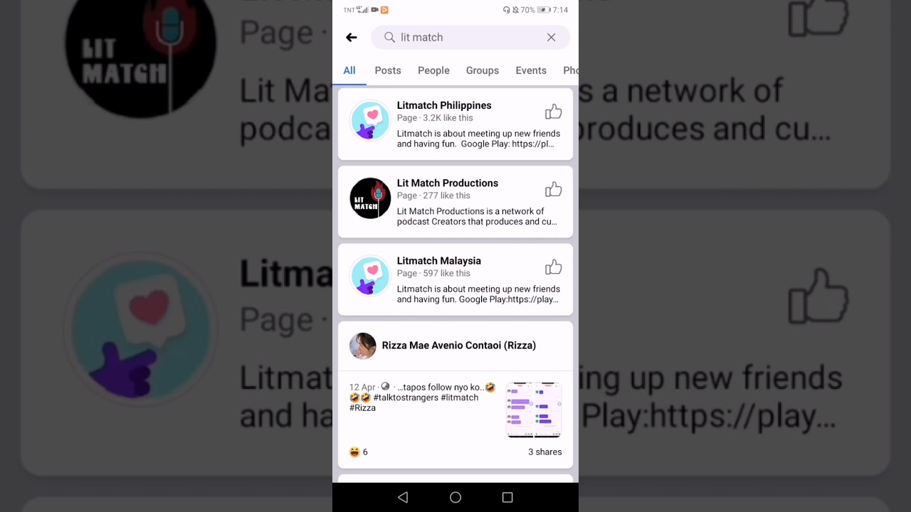 Lit Match Unbanned? Account - PM directly si LitMatch Official Pinay ...