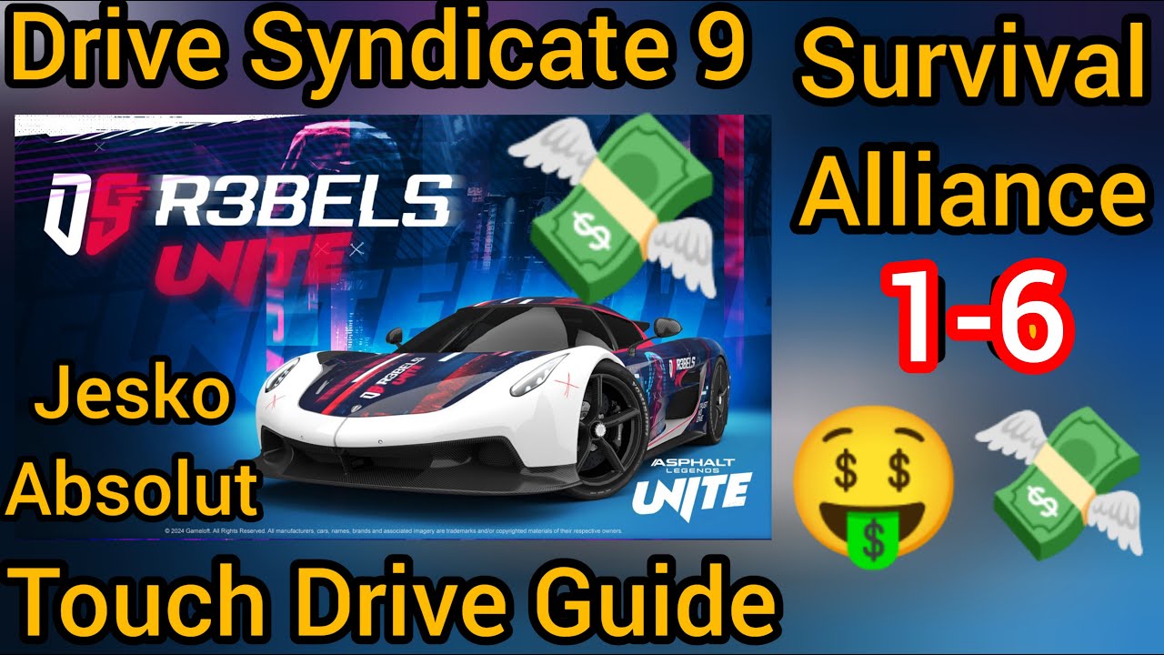 Asphalt Legends Unite | Drive Syndicate 9 | Survival Alliance 1-6 ...
