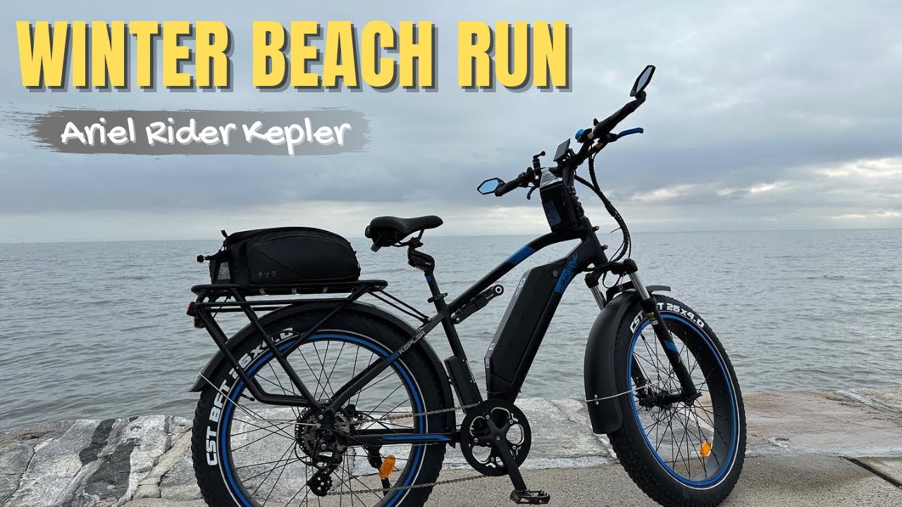 Ariel Rider Kepler Ebike Ride to the Beach in January - YouTube