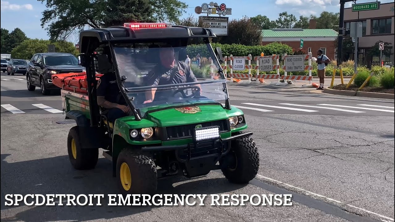 Ferndale Fire Department GATOR UNIT responding PRIORITY 1 to ONE DOWN ...