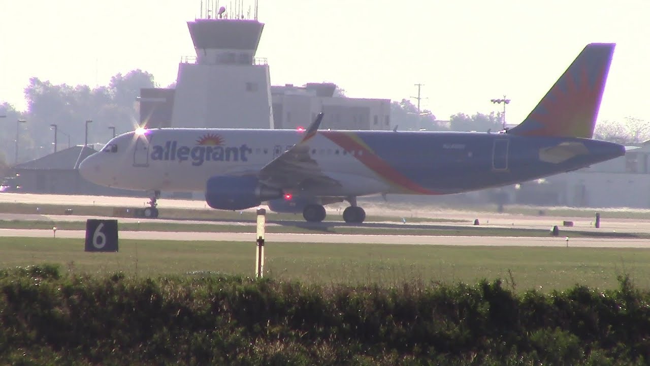 Allegiant's First New Airbus A320 (N246NV) - YouTube