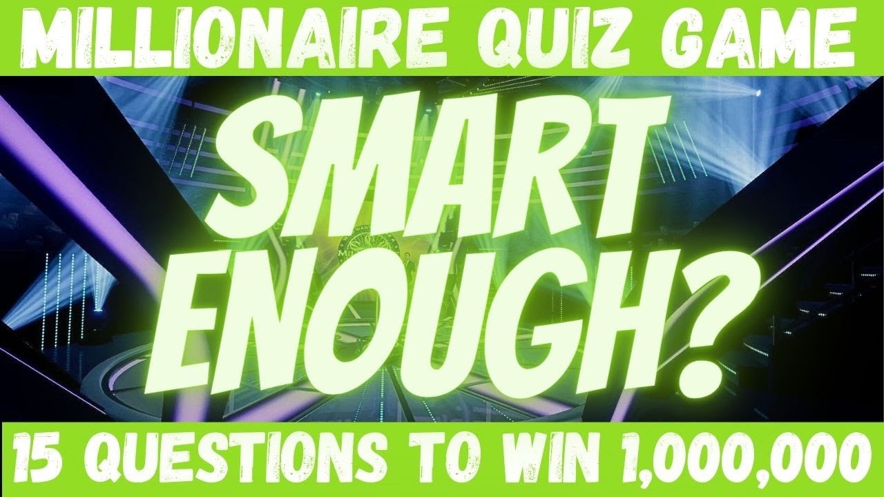 Who Wants to Be a Millionaire Trivia Quiz Questions Game🤑 - YouTube