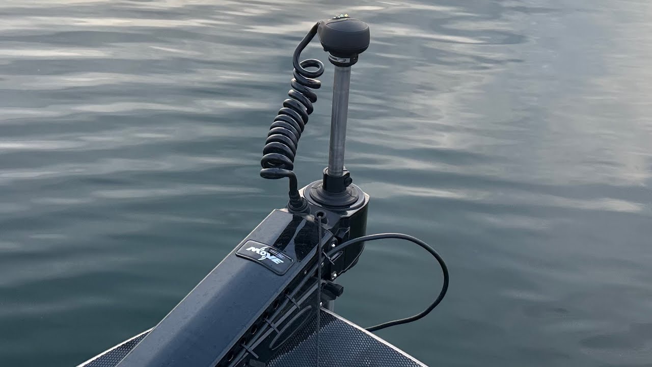 Power Pole Move ZR Trolling Motor Review - YouTube