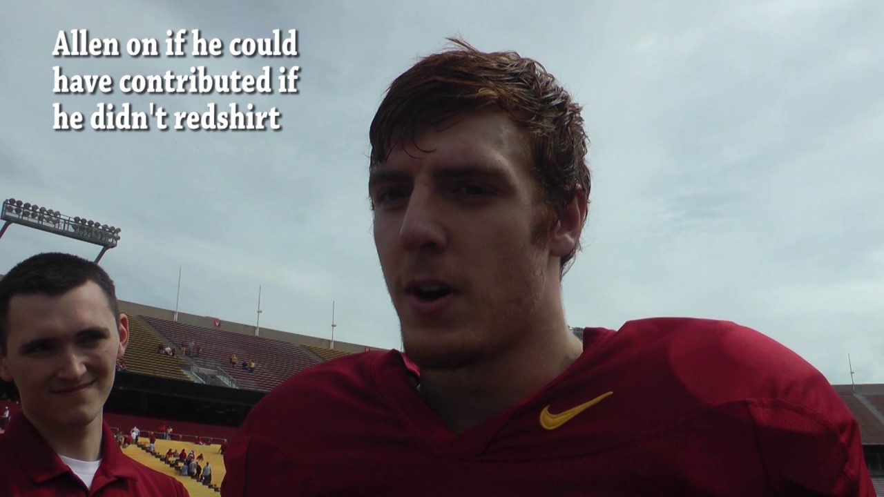 Chase Allen Spring Game Interview 4-8-17 - YouTube