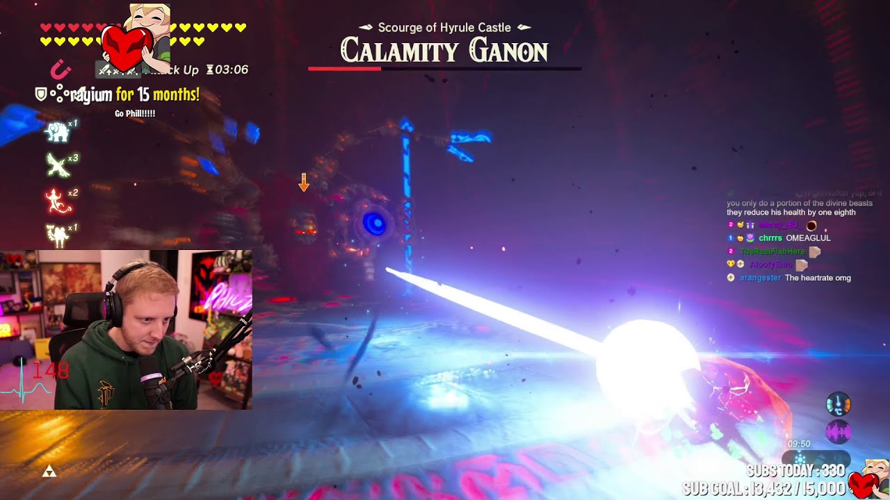 Philza 1st tries MASTER MODE GANON! (No damage taken)
