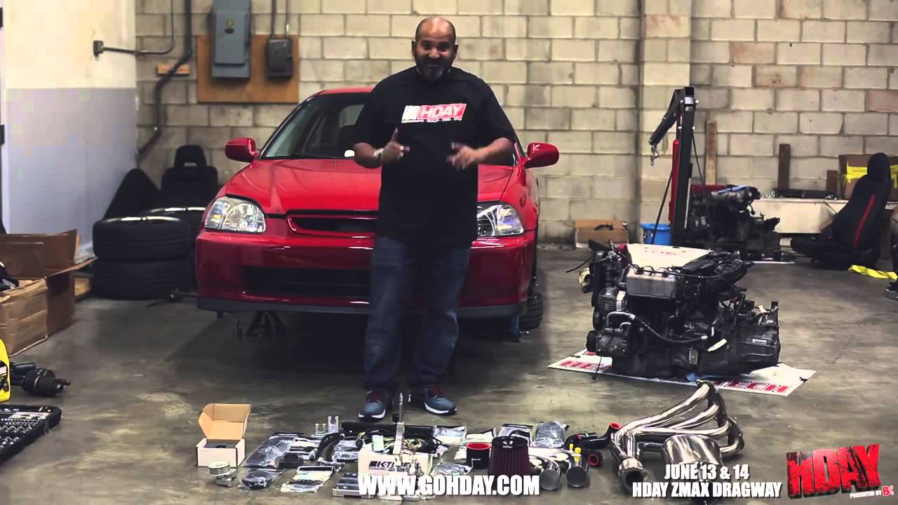 HDAY - 98 Honda K-Series Civic Project Car Giveaway HDAY Zmax June 13th ...