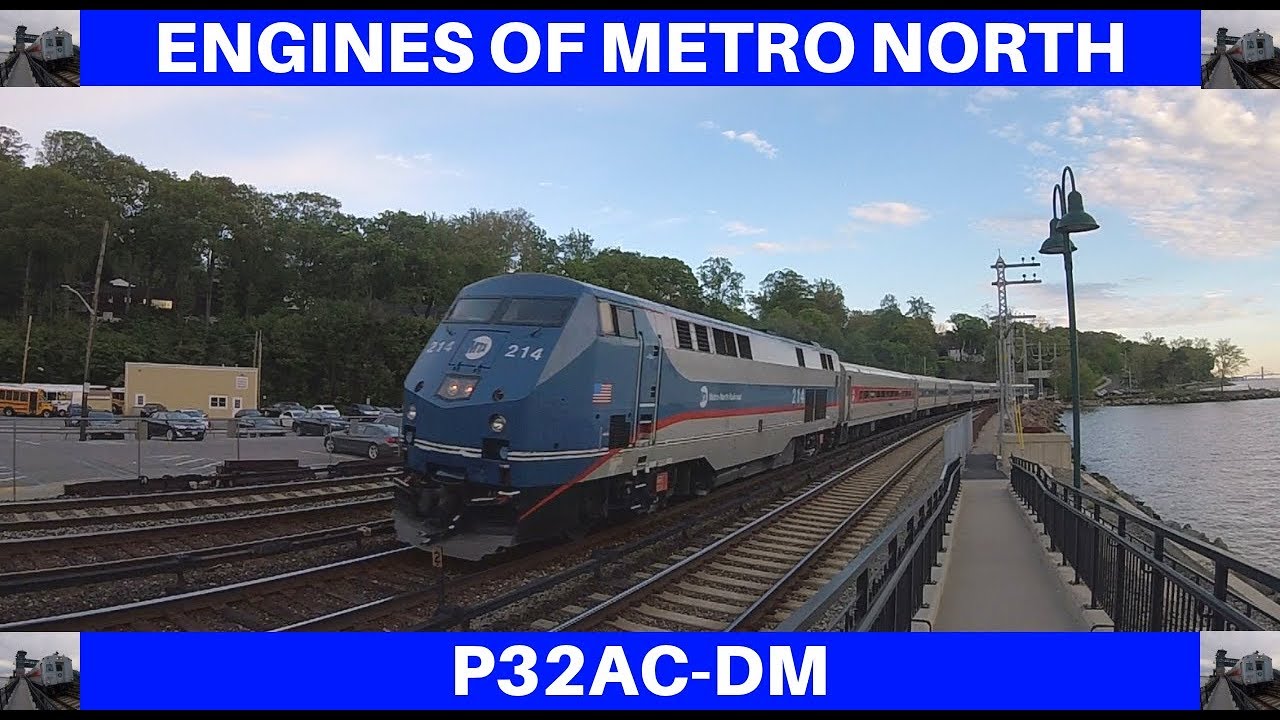 Engines of Metro North P32AC-DM - YouTube