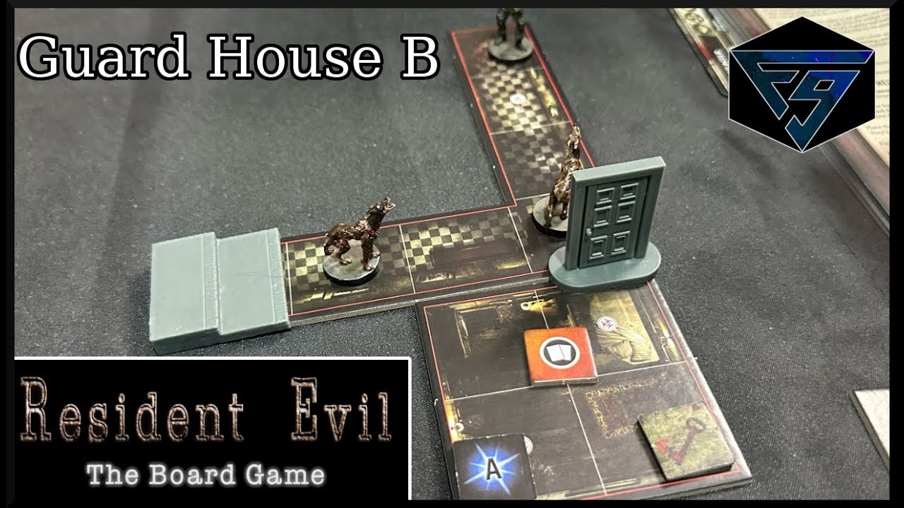 Resident Evil The Board Game - Solo Campaign - Guard House B - YouTube