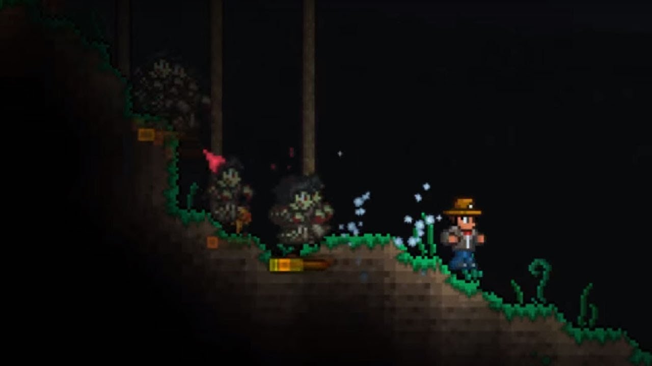 walking dead in terraria ! - YouTube