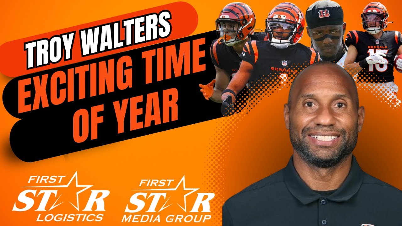 Troy Walters Bengals WR Coach | Exciting Time Of Year - Combine - Tee ...
