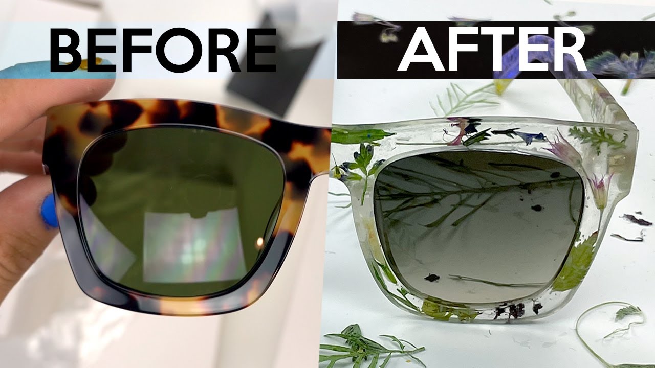 DIY Flower Glasses pt.2 - YouTube