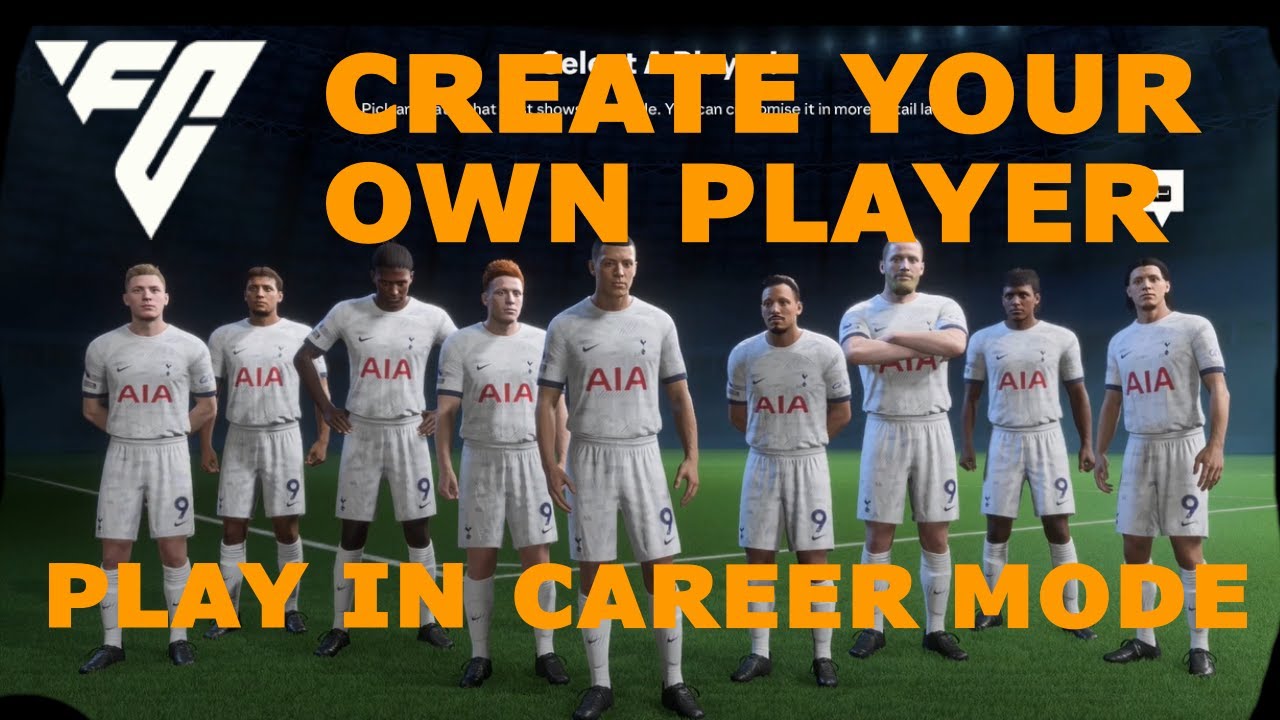FC 24 FIFA CREATE YOUR OWN PLAYERS IN SECONDS AND PLAY WITH THEM IN ...