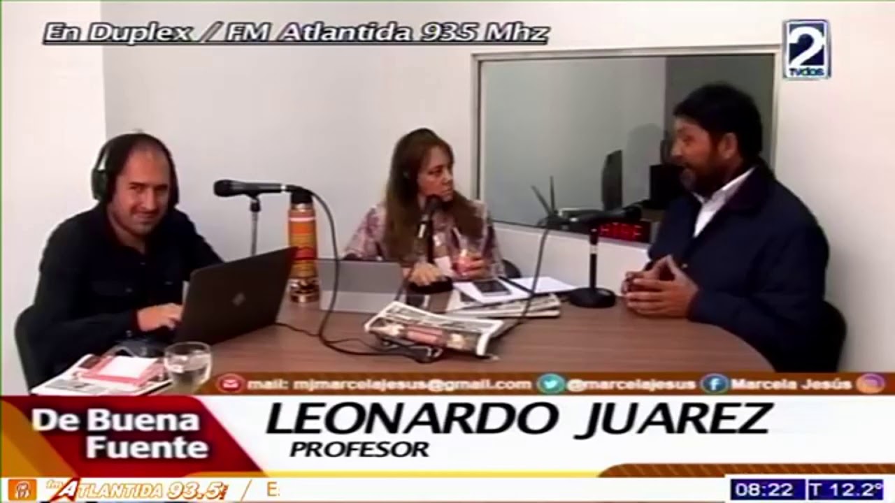 LEONARDO JUAREZ EN DE BUENA FUENTE 9-5 -19 - YouTube