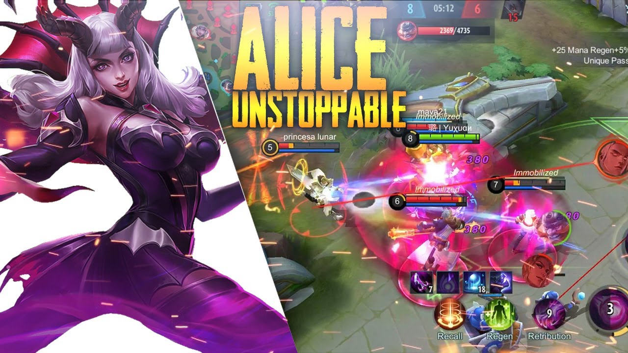 AM I THE ONLY USER ALICE TANK IN MOBILE LEGENDS ? | ALICE TANK BUILD IS ...