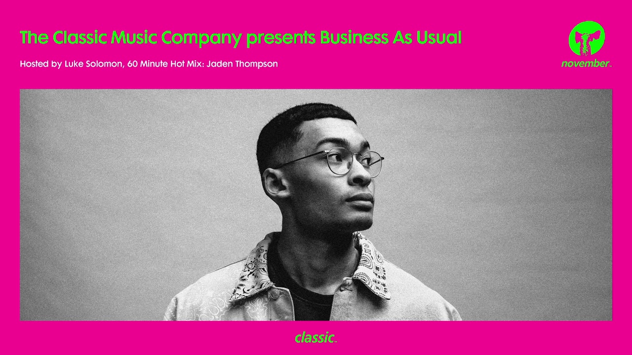 Business as Usual November 2020: Luke Solomon + Jaden Thompson - YouTube