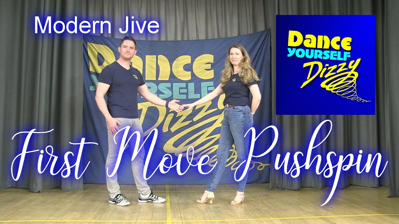 First Move Pushspin. Beginners Modern Jive Dance Move. - YouTube