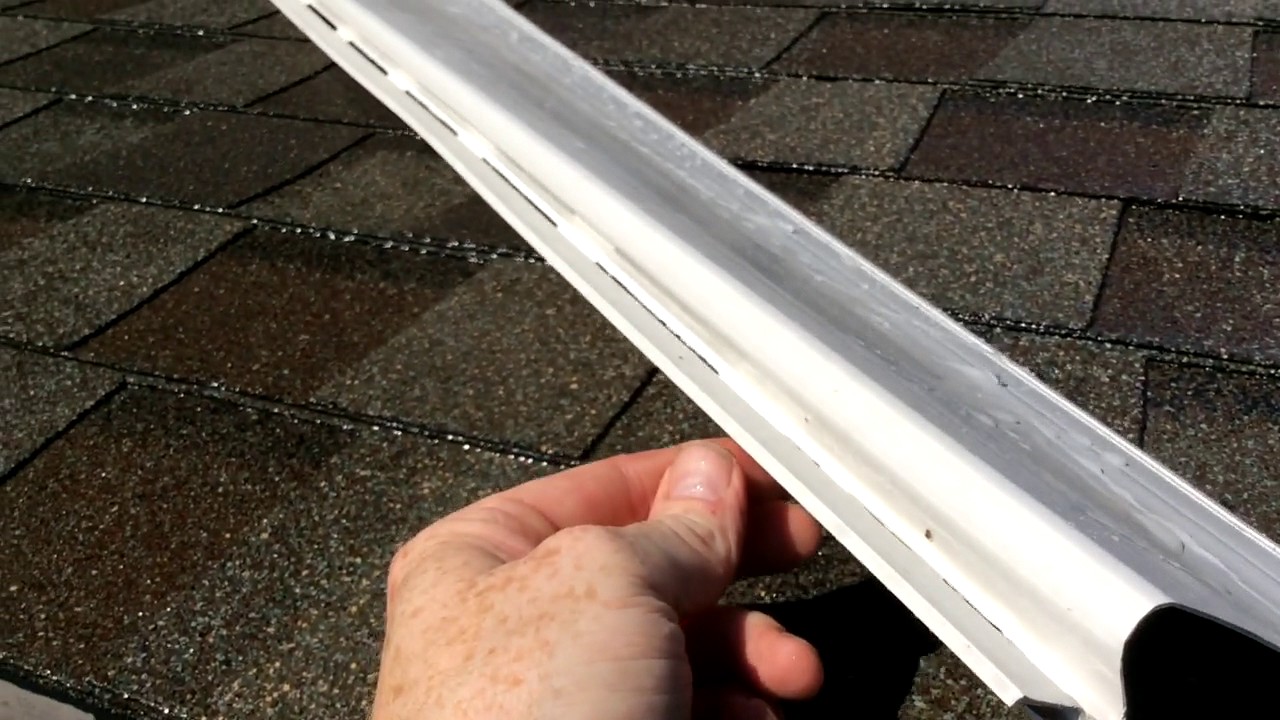 Gutter Protection Systems Water Test - YouTube