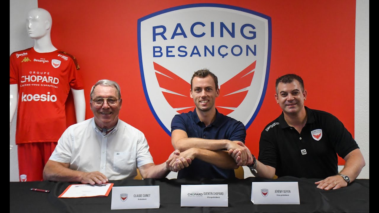 ️ Racing Besançon x Groupe Chopard ! - YouTube