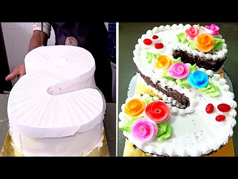 How to Letter S cake Tutoial black forest! - YouTube