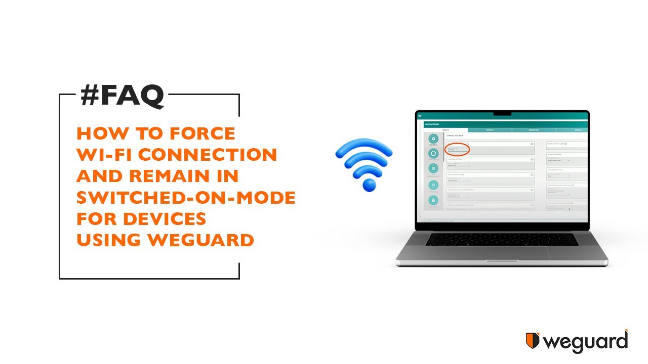 FAQ - Force WiFi Connection and Remain in Switched-on-Mode - YouTube