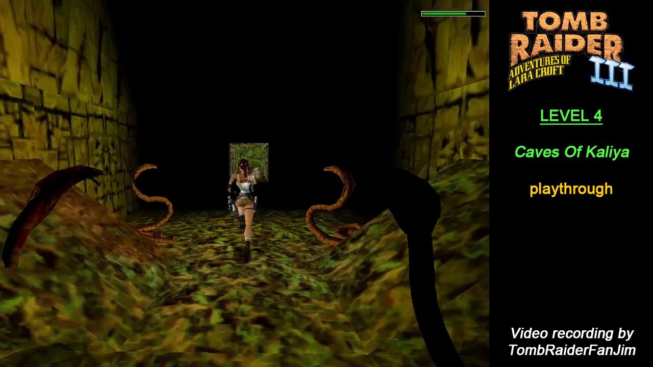 Tomb Raider 3 | Level 4: Caves Of Kaliya - YouTube