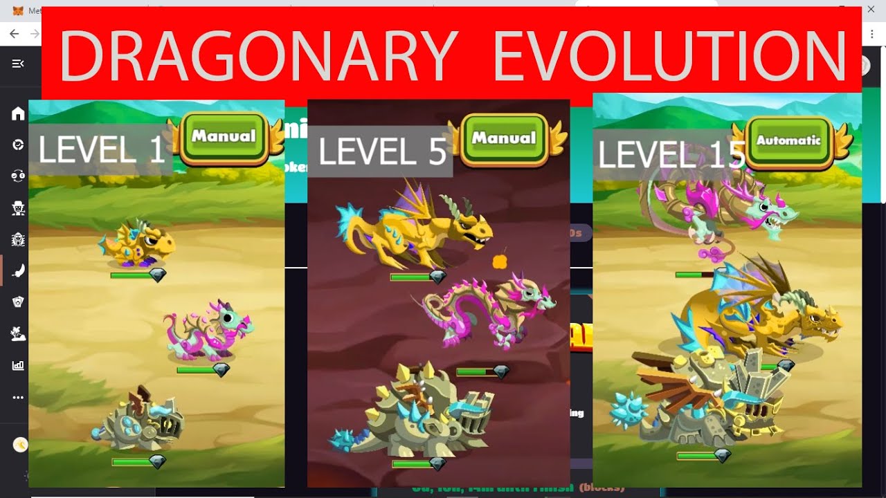 DRAGONARY - Dragon Evolution By Level - YouTube