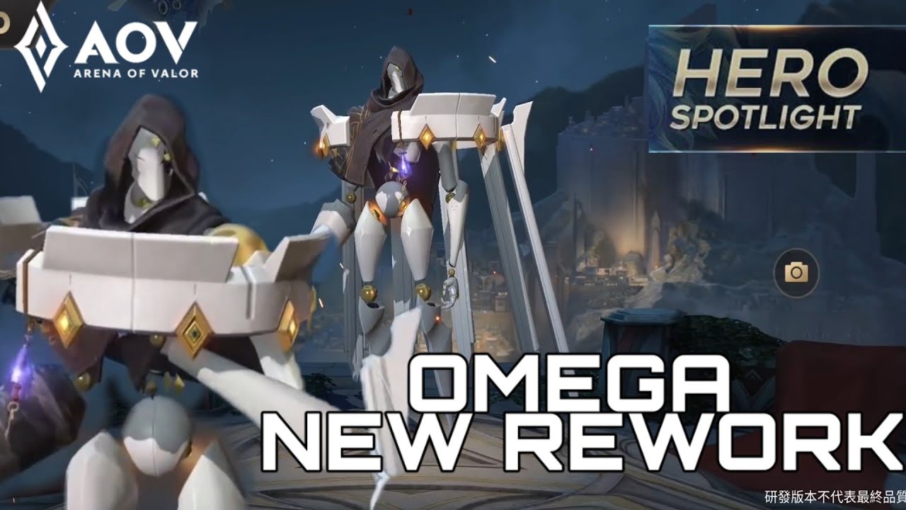 AOV OMEGA REWORK NEW MODEL AND SKILL - YouTube