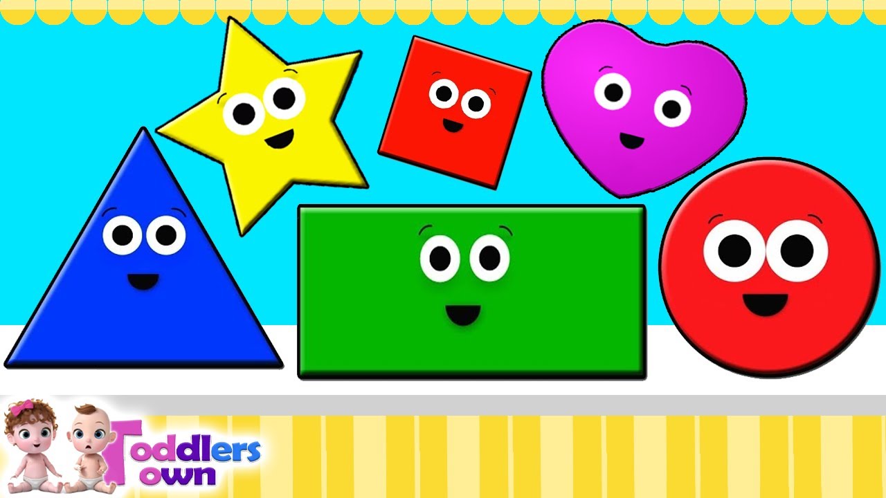 Shapes Song | We Are Shapes | Learn Shapes For Toddlers | Preschool ...