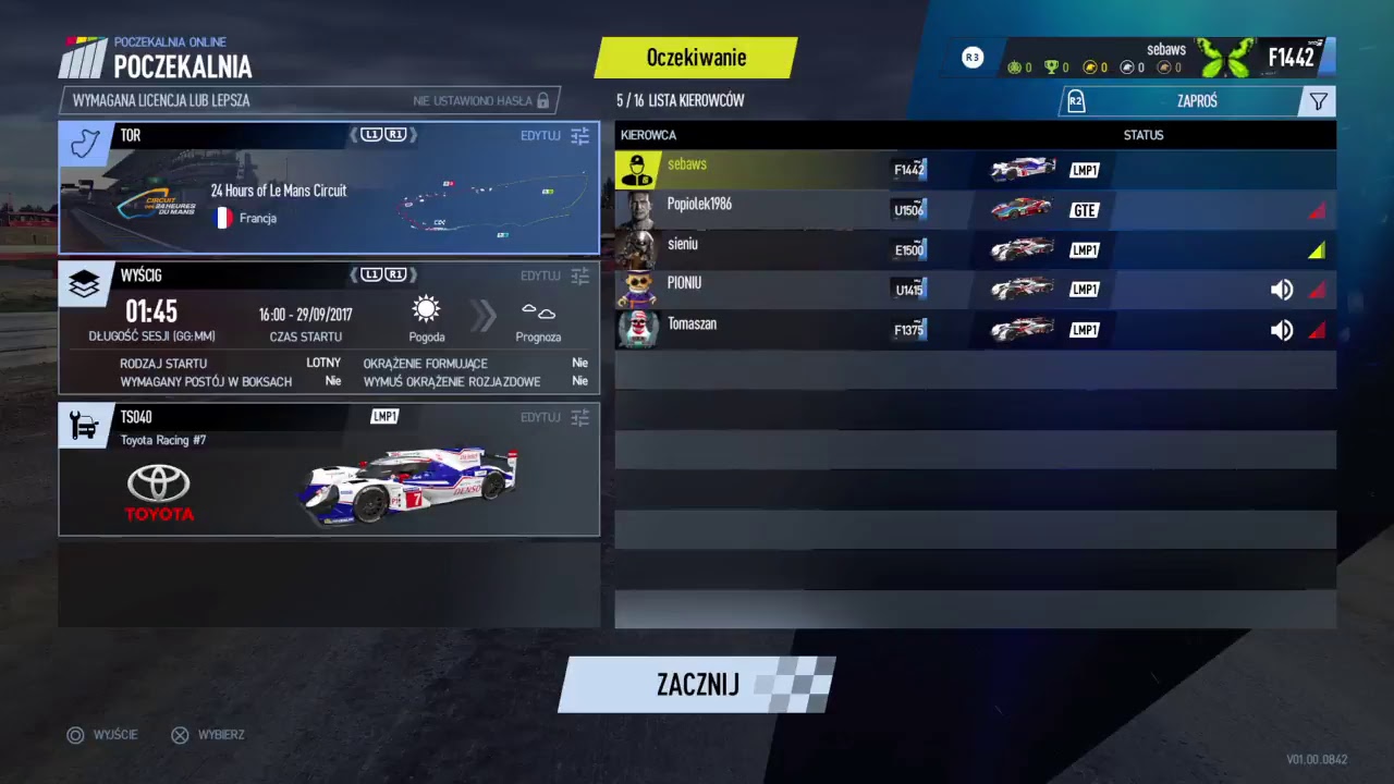 Le Mans LIVE HD onboard PROJECT CARS 2 LMP 1 - YouTube